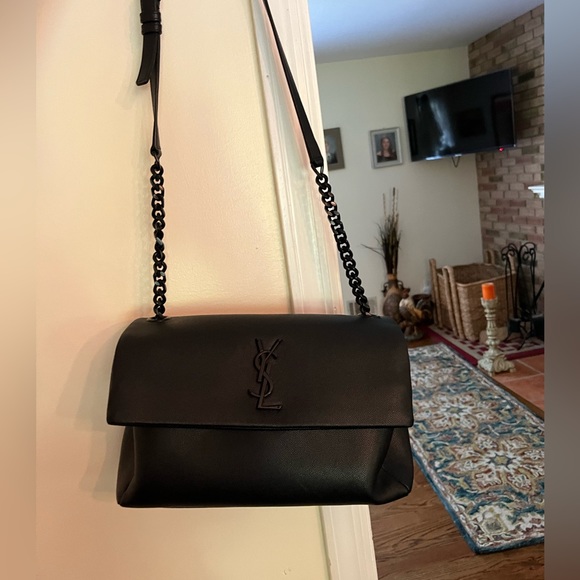 Yves Saint Laurent | Bags | Authentic Ysl All Black Leather | Poshmark